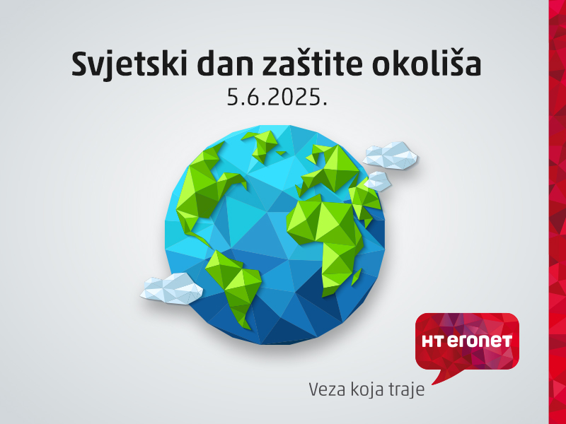Svjetski dan zaštite okoliša s HT Eronetom: Misli digitalno, djeluj ekološki - ABCportal