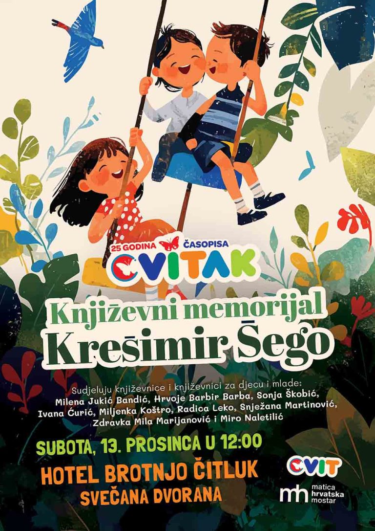 Cvitak je živi inkubator za promicanje književnih vrijednosti i rađanje ...